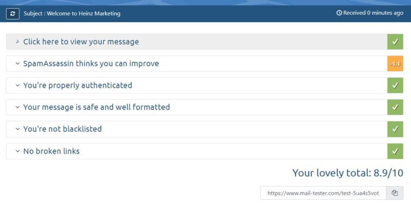 Lisa's App of the Week - Mail-Tester | Heinz Marketing