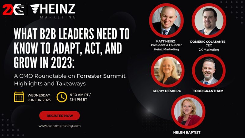 What B2B Leaders Need to Know to Adapt, Act, and Grow in 2023 | Heinz ...