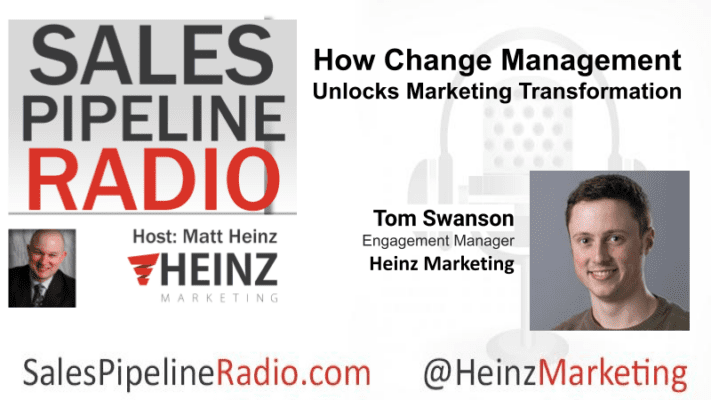 Sales Pipeline Radio, Episode 352: Q & A with Tom Swanson | Heinz Marketing